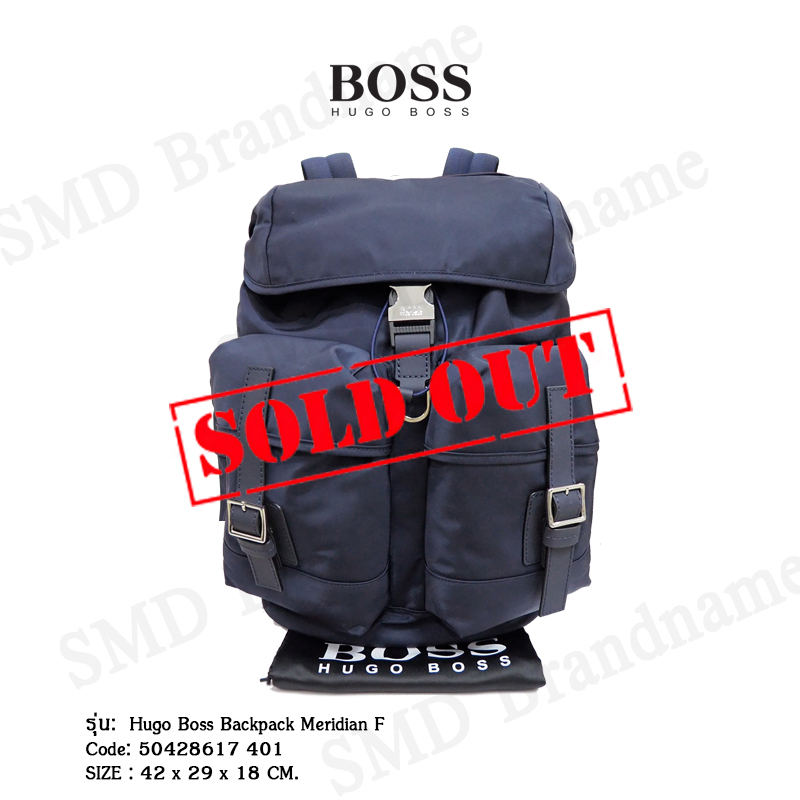 HUGO BOSS กระเป๋าเป้สะพายหลัง รุ่น Hugo Boss Backpack Meridian F Code ...