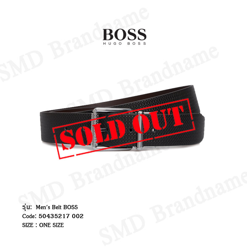HUGO BOSS เข็มขัดผู้ชาย รุ่น Men's Belt BOSS Code: 50435217 002 - SMD ...