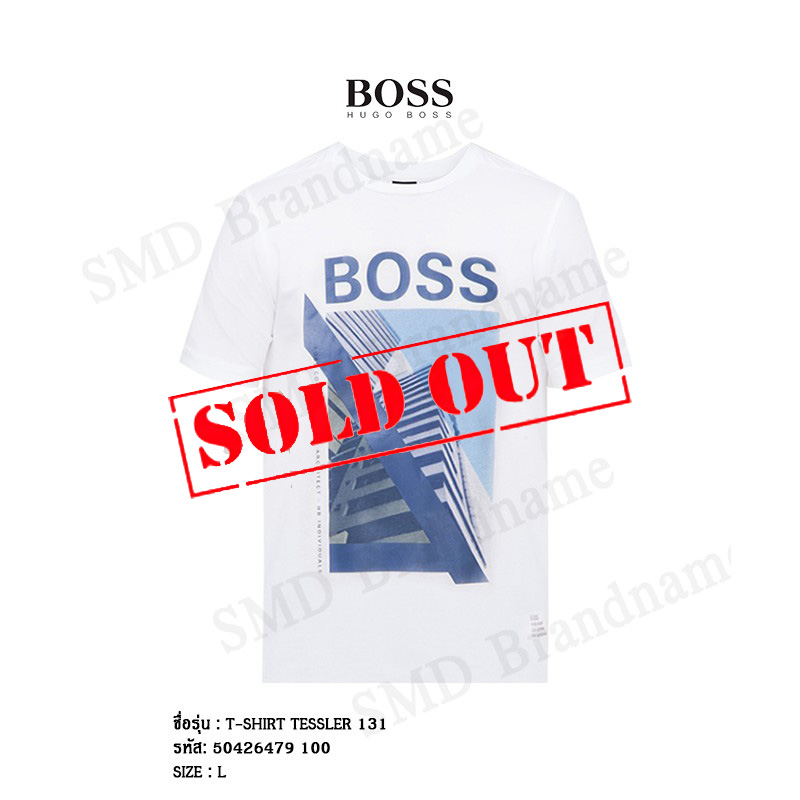 HUGO BOSS เสื้อยืดคอกลม รุ่น T-SHIRT TESSLER 131 Code: 50426479 100 ...