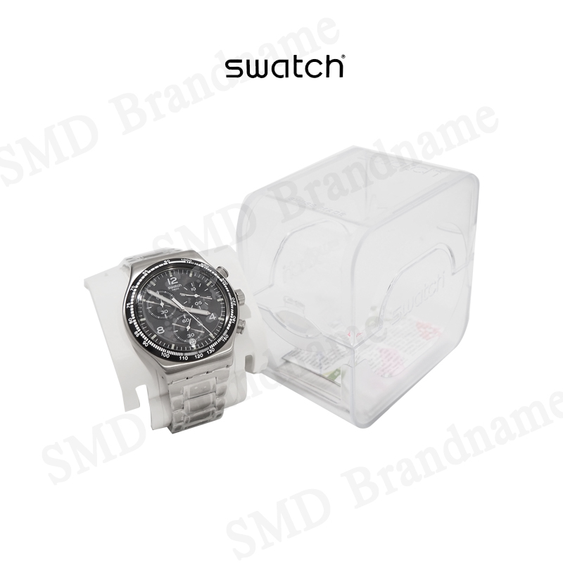 SWATCH นาฬิกาข้อมือ รุ่น Night Flight Chronograph Code: YVS444G - SMD ...