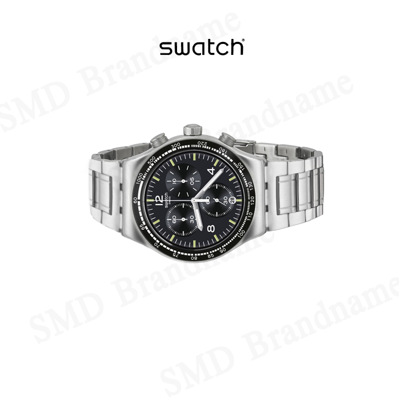 SWATCH นาฬิกาข้อมือ รุ่น Night Flight Chronograph Code: YVS444G - SMD ...