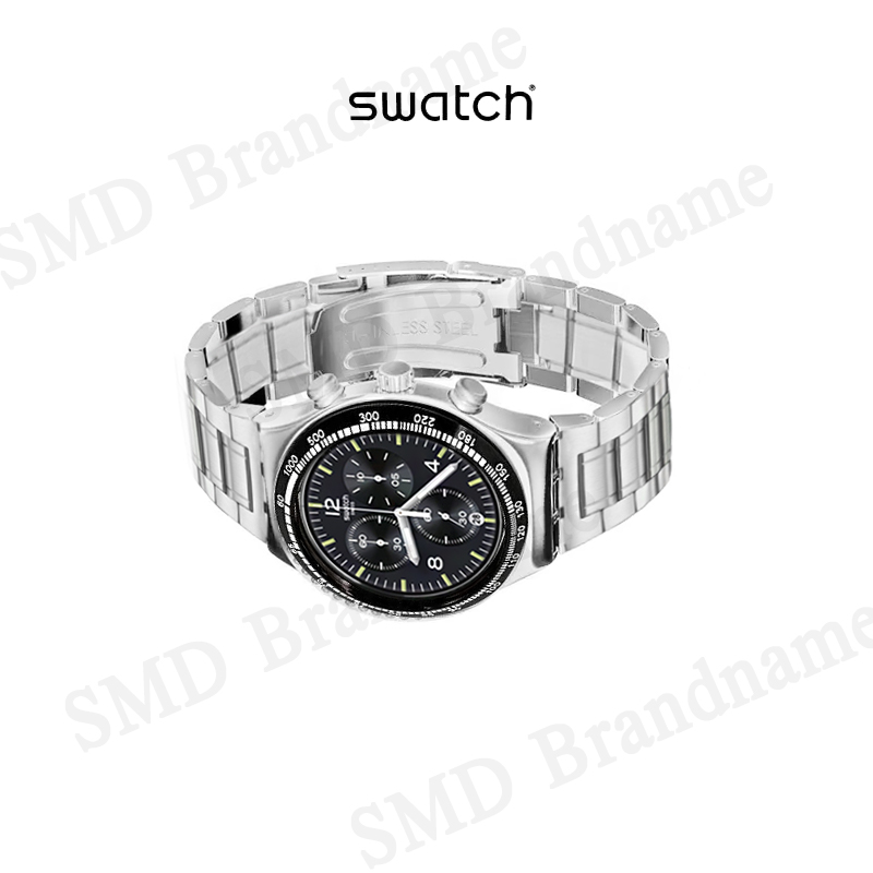 SWATCH นาฬิกาข้อมือ รุ่น Night Flight Chronograph Code: YVS444G - SMD ...
