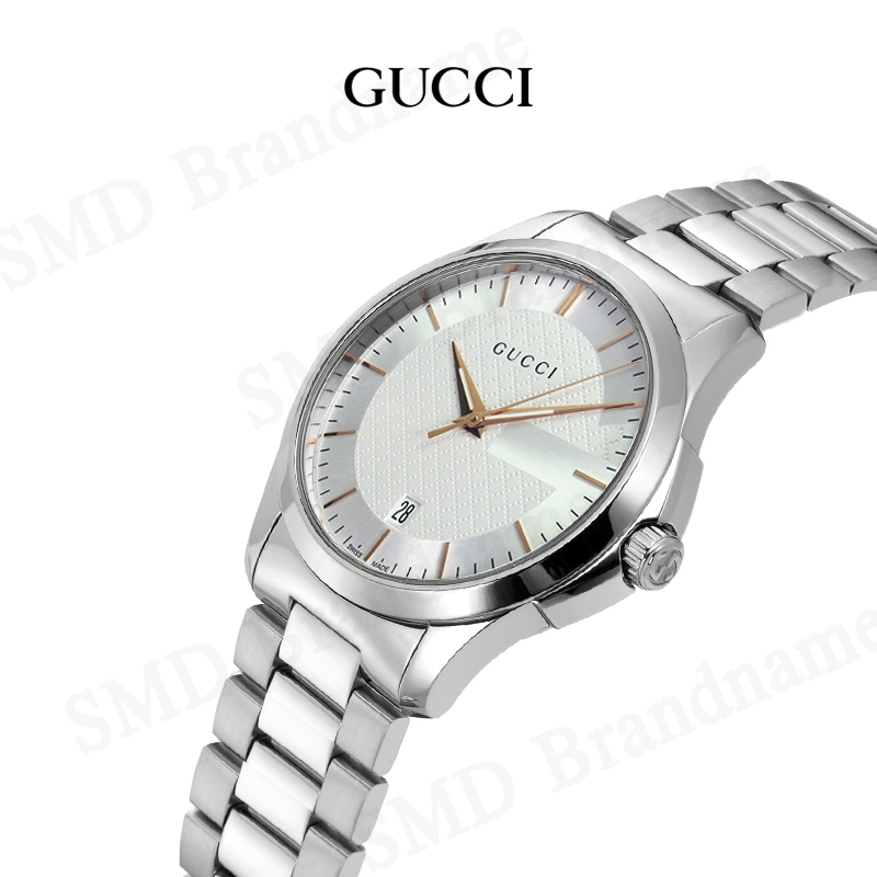GUCCI นาฬิกาข้อมือ รุ่น G-Timeless Silver Dial Stainless Steel Quartz ...