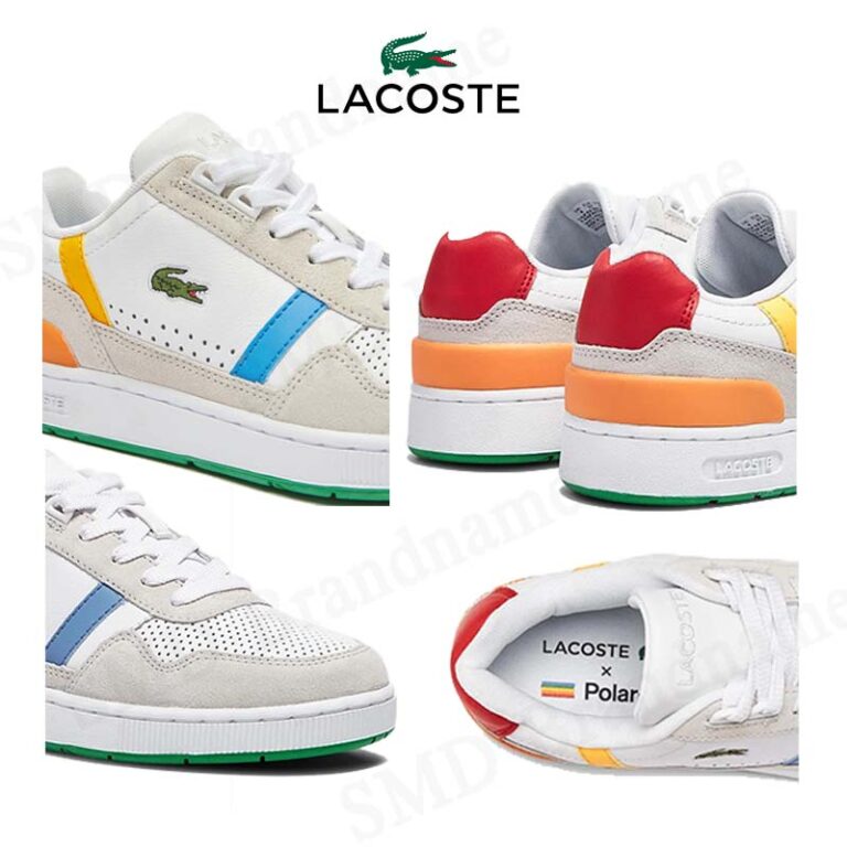 Lacoste รองเท้าผ้าใบ รุ่น Lacoste Women's T-Clip Leather Lacoste x Polaroid Trainers Code: 7 ...