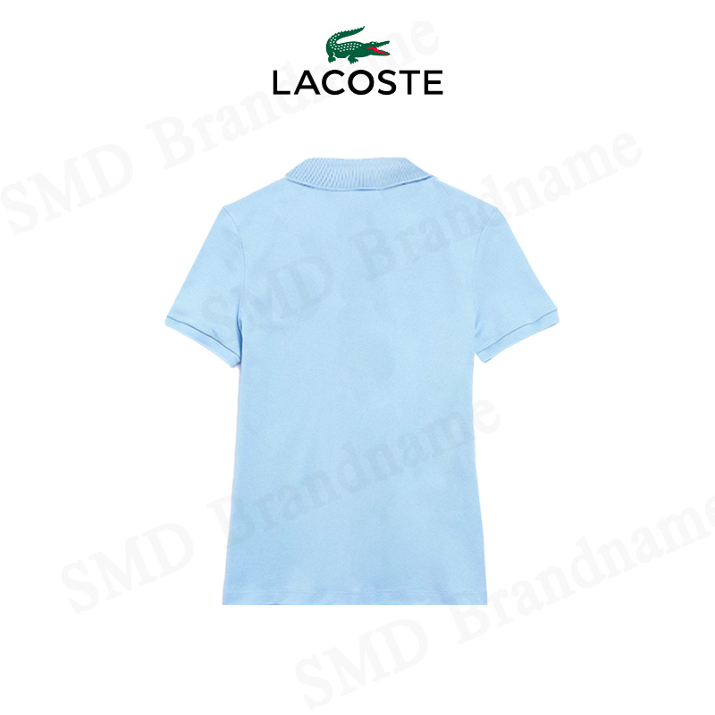 Lacoste เสื้อโปโลหญิง รุ่น Women's Slim fit Stretch Cotton Pique Polo ...
