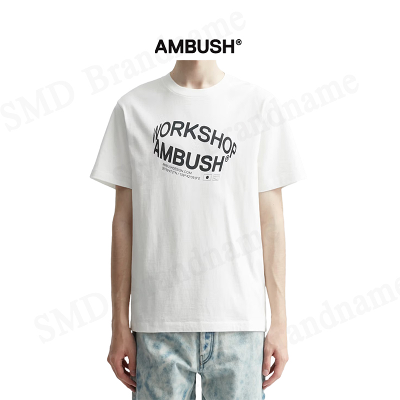 Ambush เสื้อยืดคอกลม รุ่น Revolve Ambush Logo T-Shirt Code ...