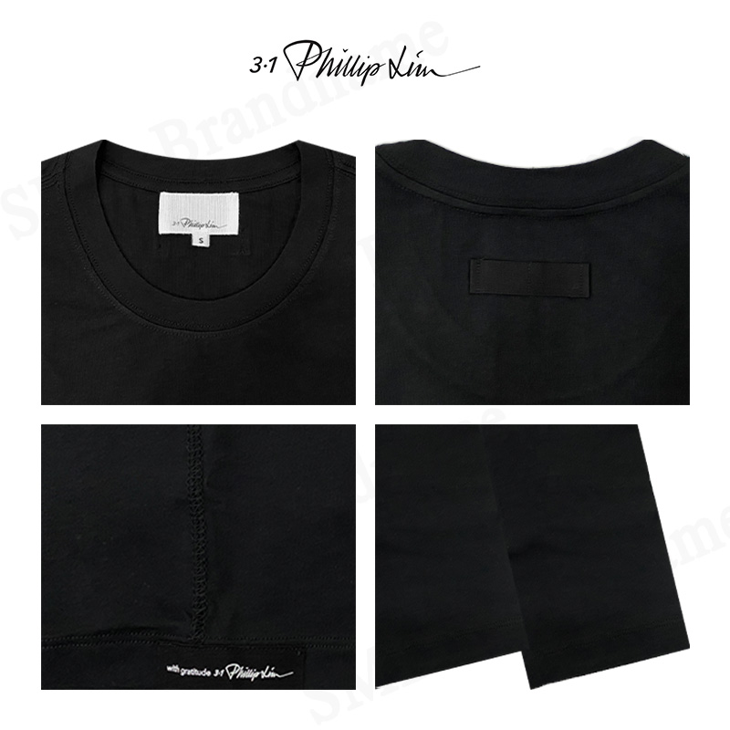 3.1 Phillip Lim เสื้อยืดแขนยาว รุ่น The Long Sleeve Essential Tee Black ...