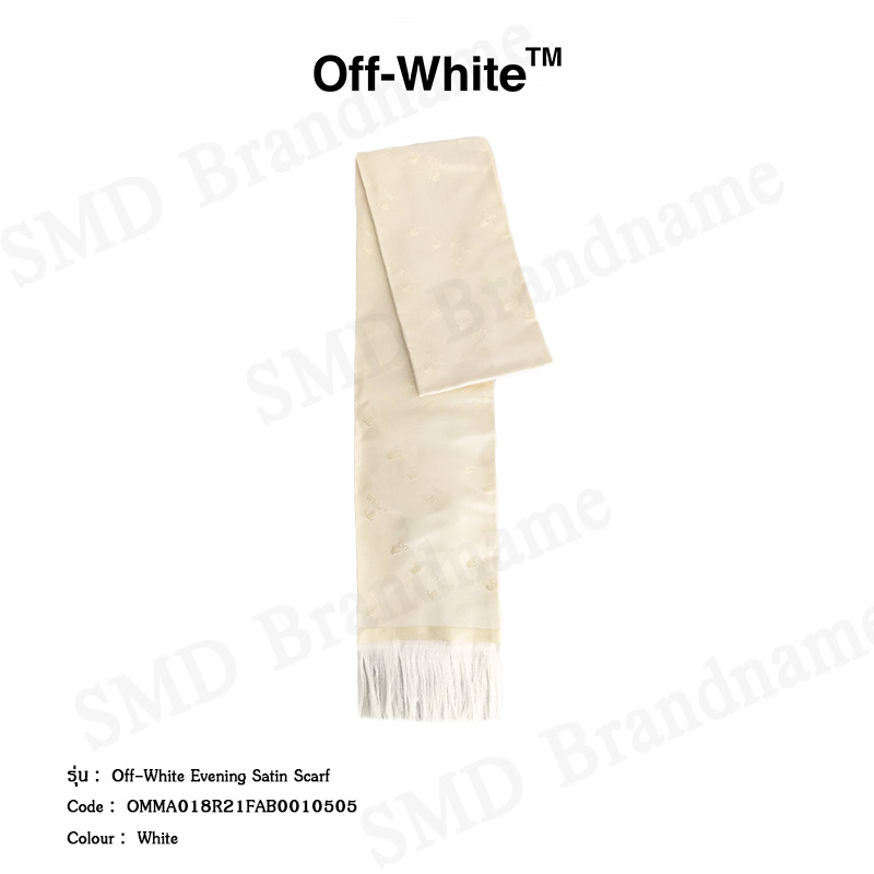 Off-White ผ้าพันคอ รุ่น Off-White Evening Satin Scarf Code ...