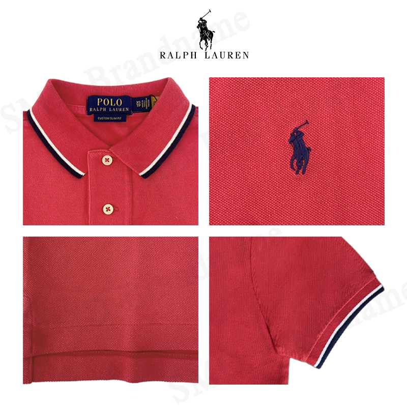 Polo Ralph Lauren เสื้อโปโล รุ่น Custom Slim Fit Mesh Polo Shirt Code ...