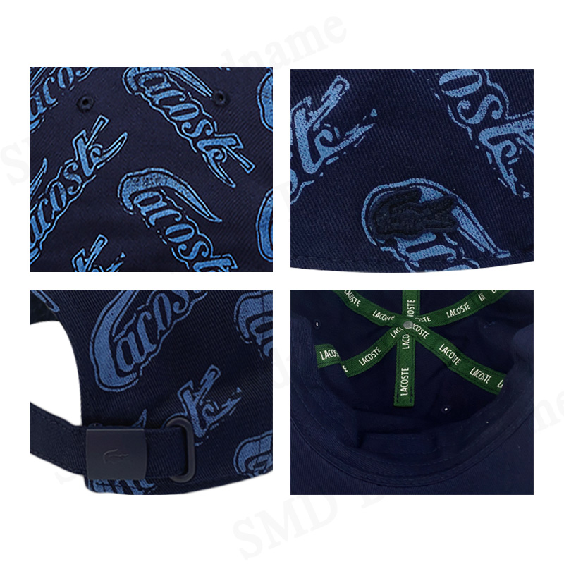 Lacoste หมวกแก็ป รุ่น Unisex Lacoste Organic Cotton Vintage Print Cap ...