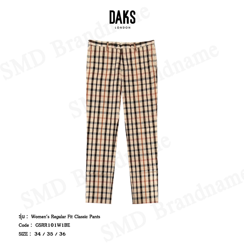 DAKS กางเกงขายาว รุ่น Women's Regular Fit Classic Pants Code ...