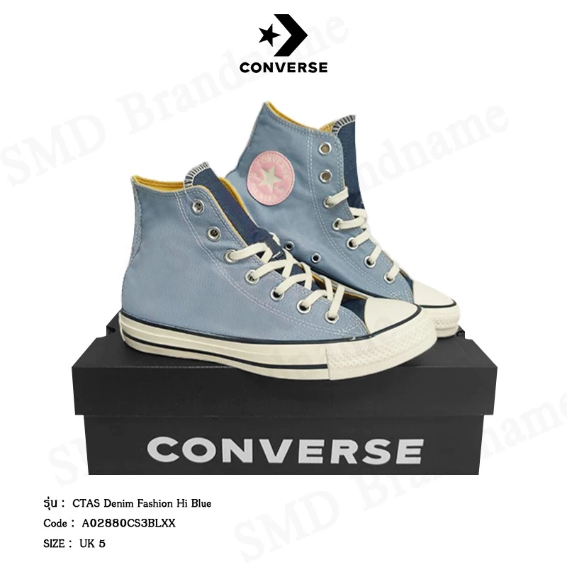 Converse รองเท้าผ้าใบ รุ่น Chuck Taylor Ctas Denim Fashion Hi Blue Code ...