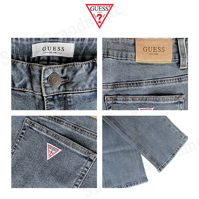 Guess กางเกงยีนส์ขายาว รุ่น Men's MBL Tone Crop Slim Straight Code ...