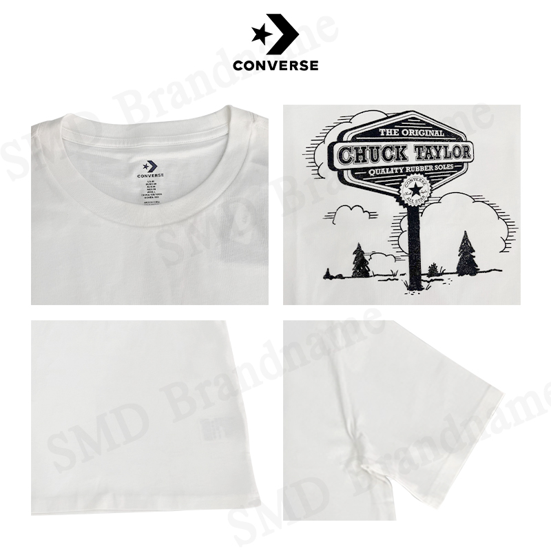 Converse เสื้อยืดคอกลม รุ่น Ss Chuck Retro Graphic T-Shirt Code ...