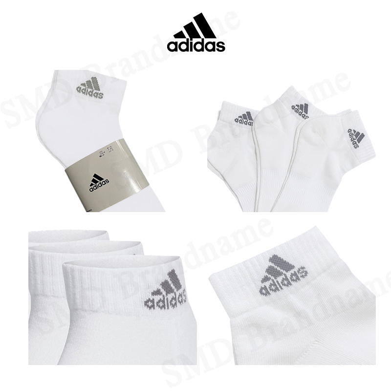 Adidas ถุงเท้า รุ่น Cushioned Sportswear Ankle Socks 3 Pairs Code ...