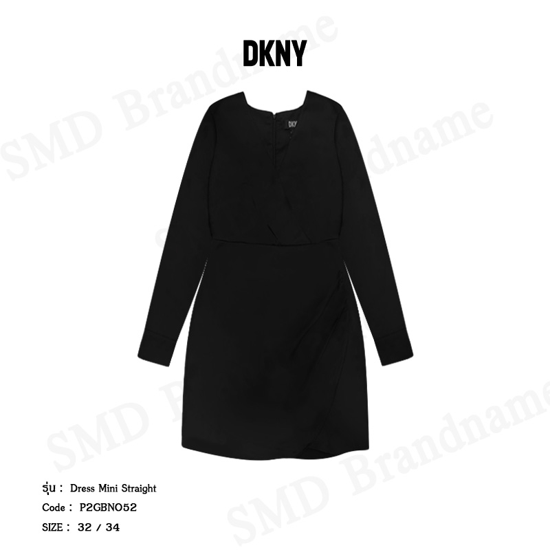 DKNY เดรสแขนยาว รุ่น Dress Mini Straight Code: P2GBNO52 - SMD Brandname ...