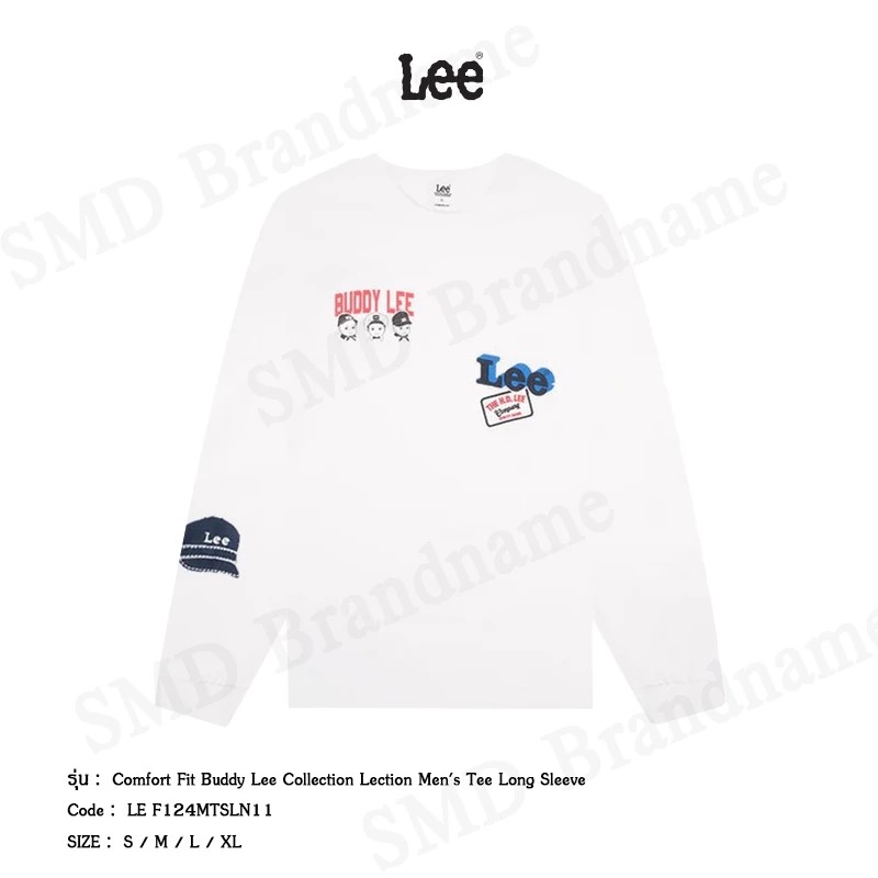 Lee เสื้อยืดแขนยาว รุ่น Comfort Fit Buddy Lee Collection Lection Men's ...