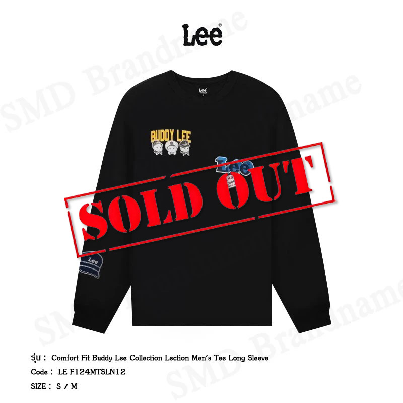 Lee เสื้อยืดแขนยาว รุ่น Comfort Fit Buddy Lee Collection Lection Men's ...
