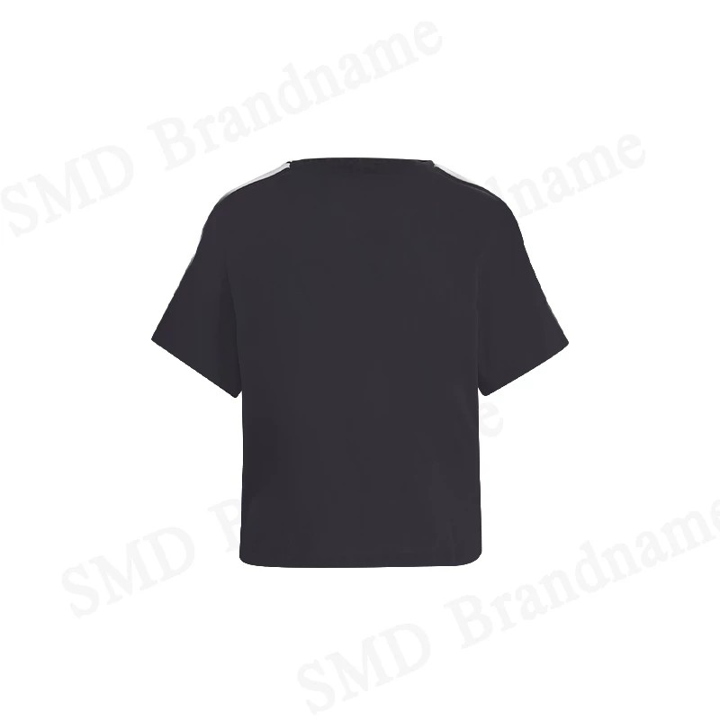 Adidas เสื้อยืดคอกลมผู้หญิง รุ่น Essentials 3-Stripes Single Jersey ...