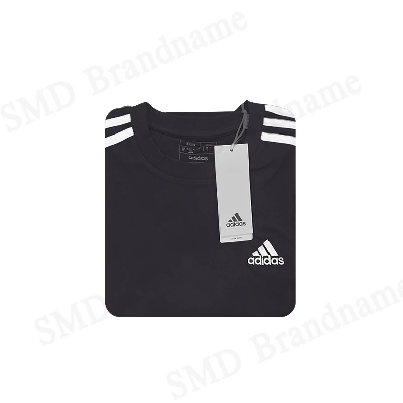 Adidas เสื้อยืดคอกลมผู้หญิง รุ่น Essentials 3-Stripes Single Jersey ...